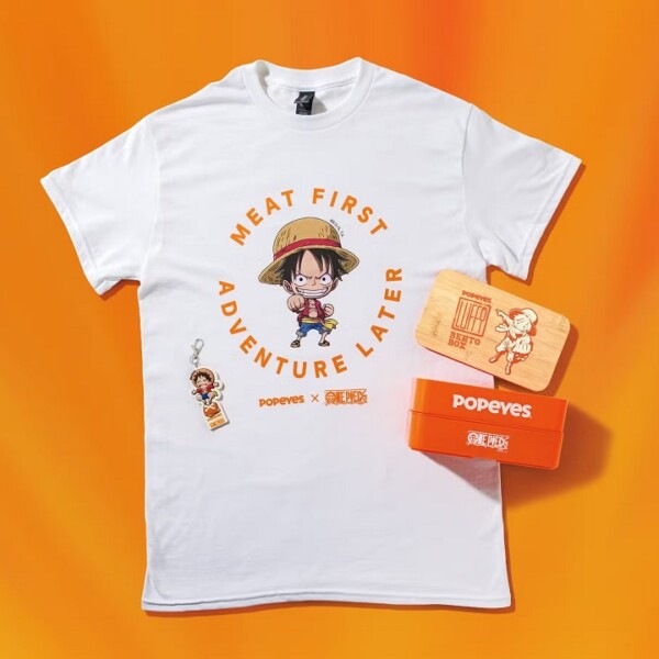 Popeyes & One Piece Collaborate with Menu Items & Merch - Overstreet Access
